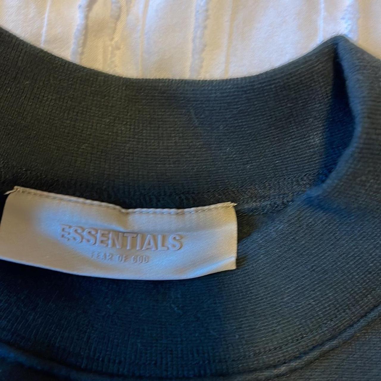 Black Stretch Limo Essentials “Fear of God” crewneck... - Depop