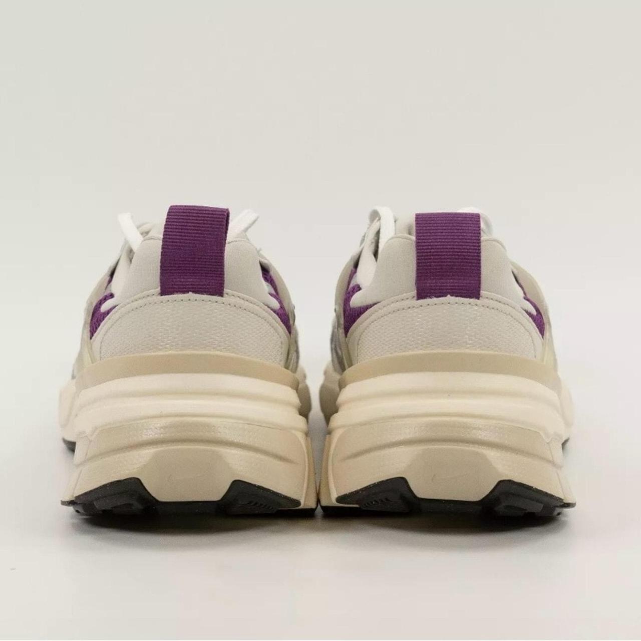 Nike Women's V2K Run Premium 'Light Bone Viotech'... - Depop