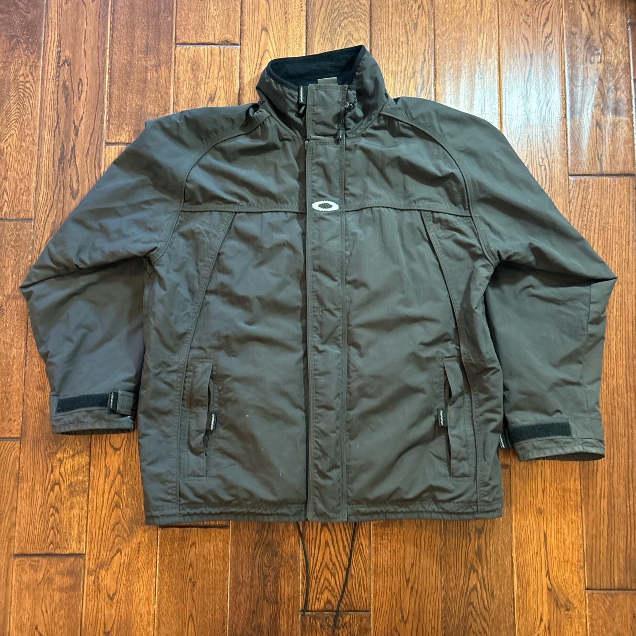 Vintage Oakley Software Center Embroidered jacket... - Depop