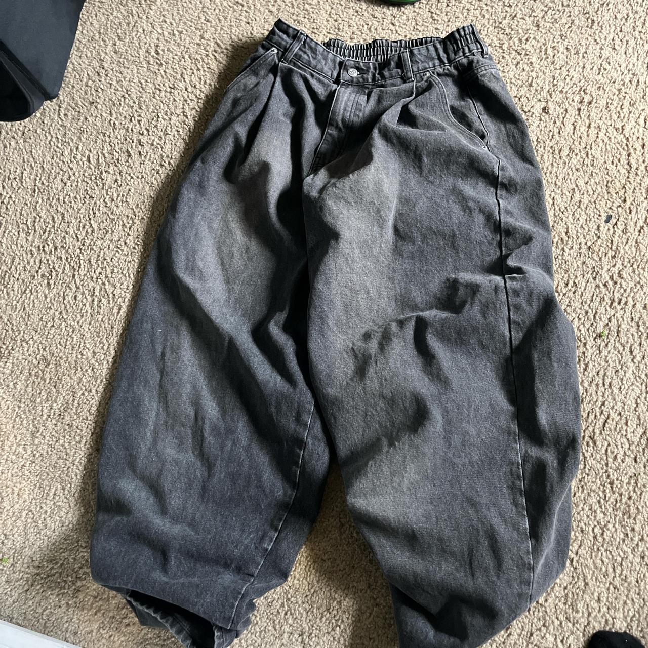 Baggiest pants ever made balloon parachute typa fit... | Depop