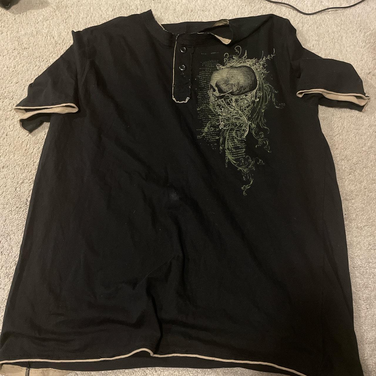 cool skull shirt - Depop