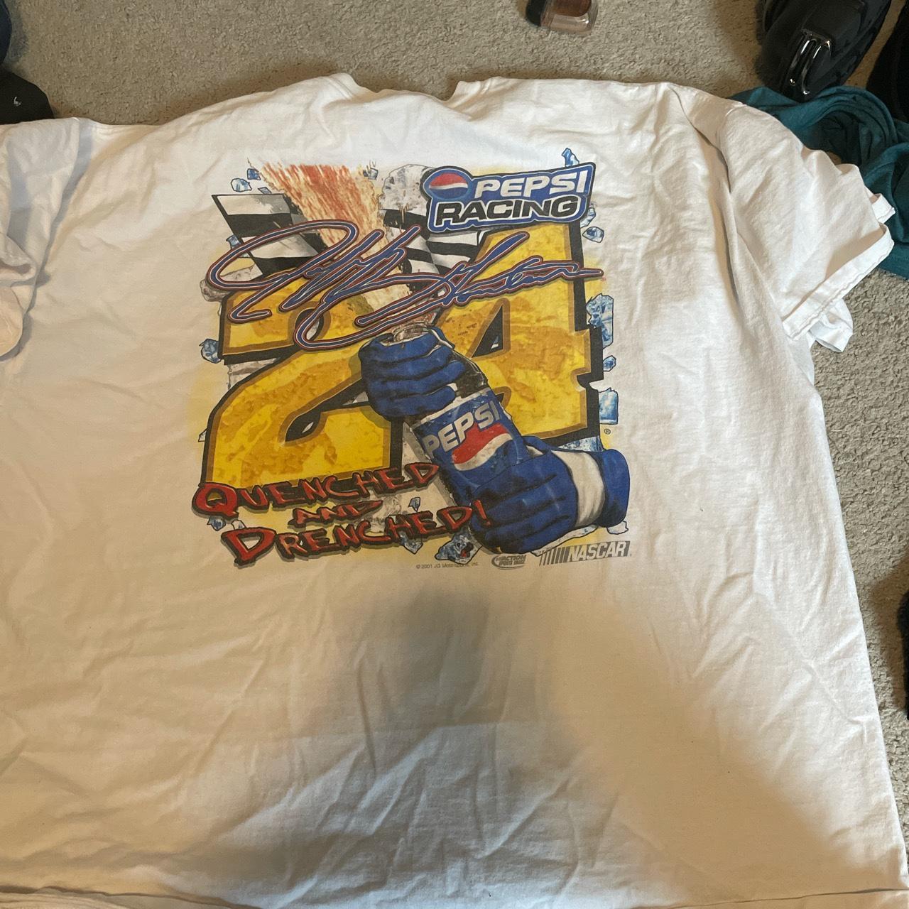 2001 jeff gordon pepsi racing tee - Depop