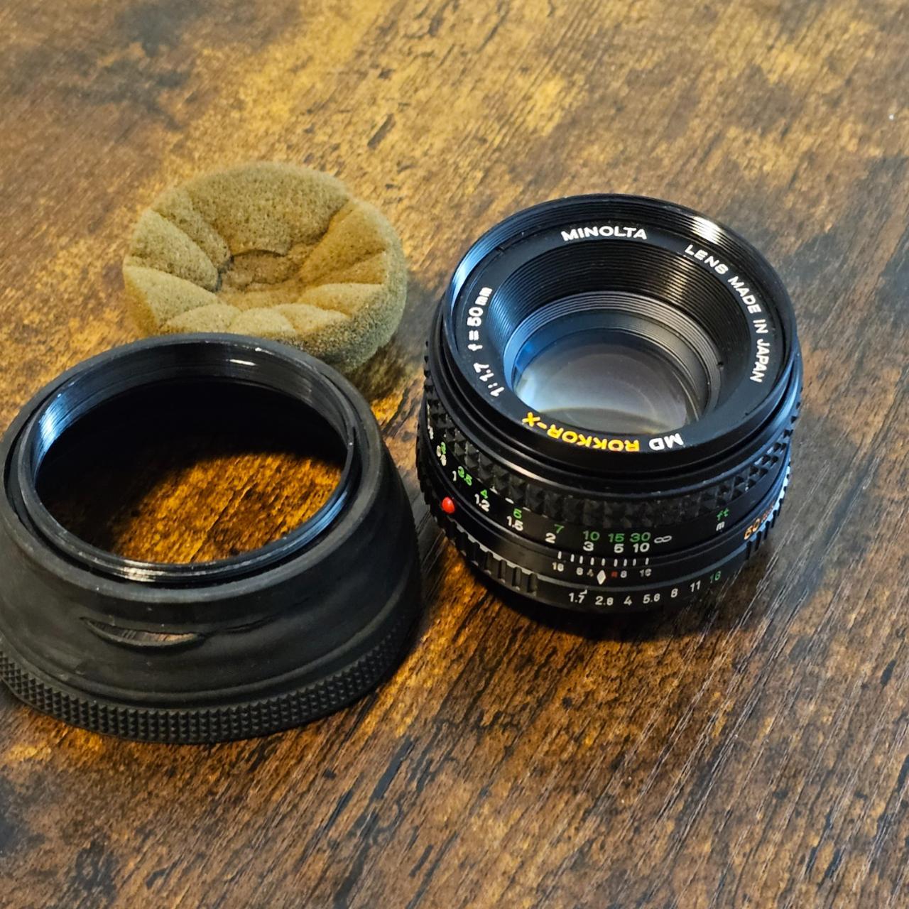 TESTED Minolta MD ROKKOR-X 50mm f1.7 Manual Focus... - Depop
