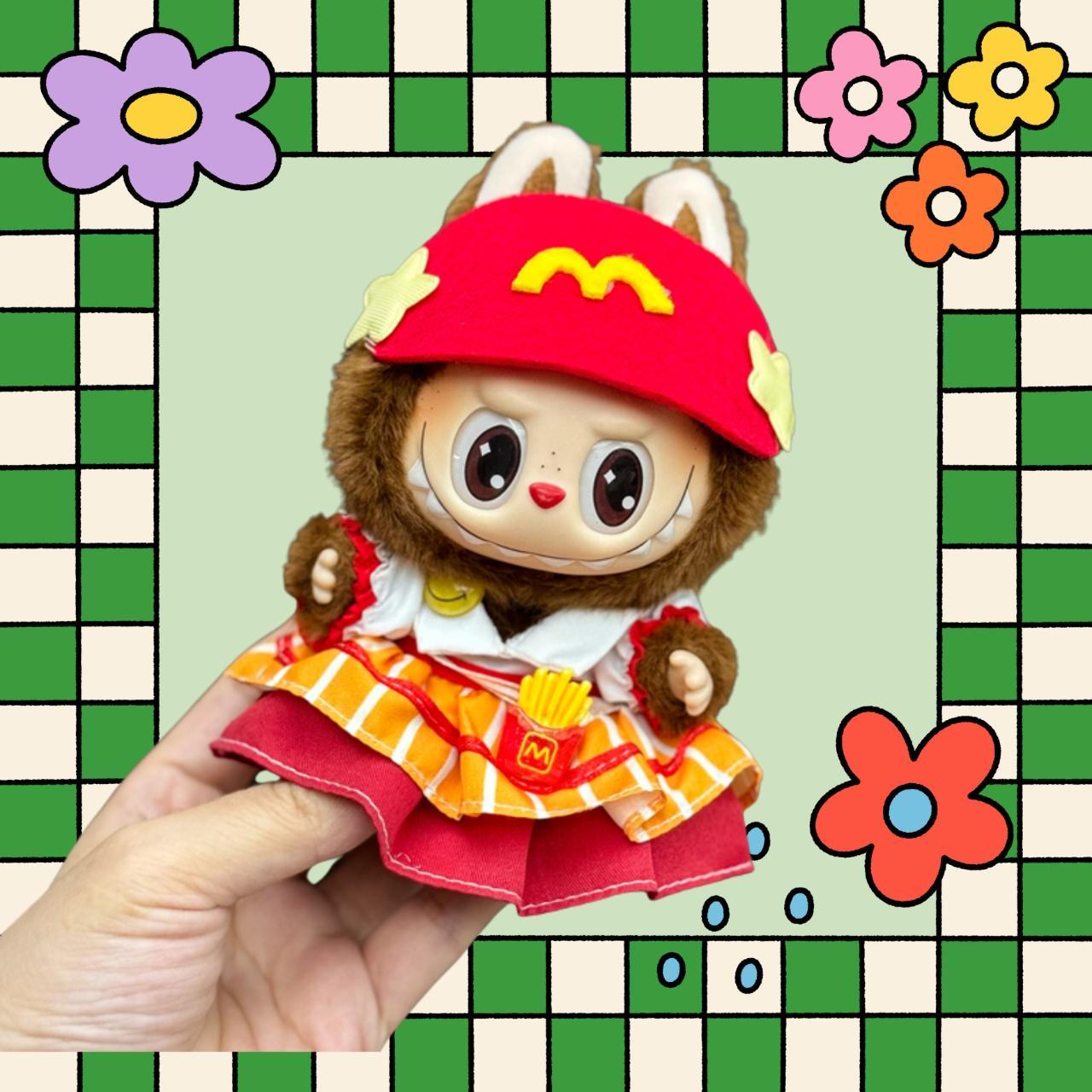 Labubu at Work Outfit Clothes for 17cm Labubu Doll... | Depop