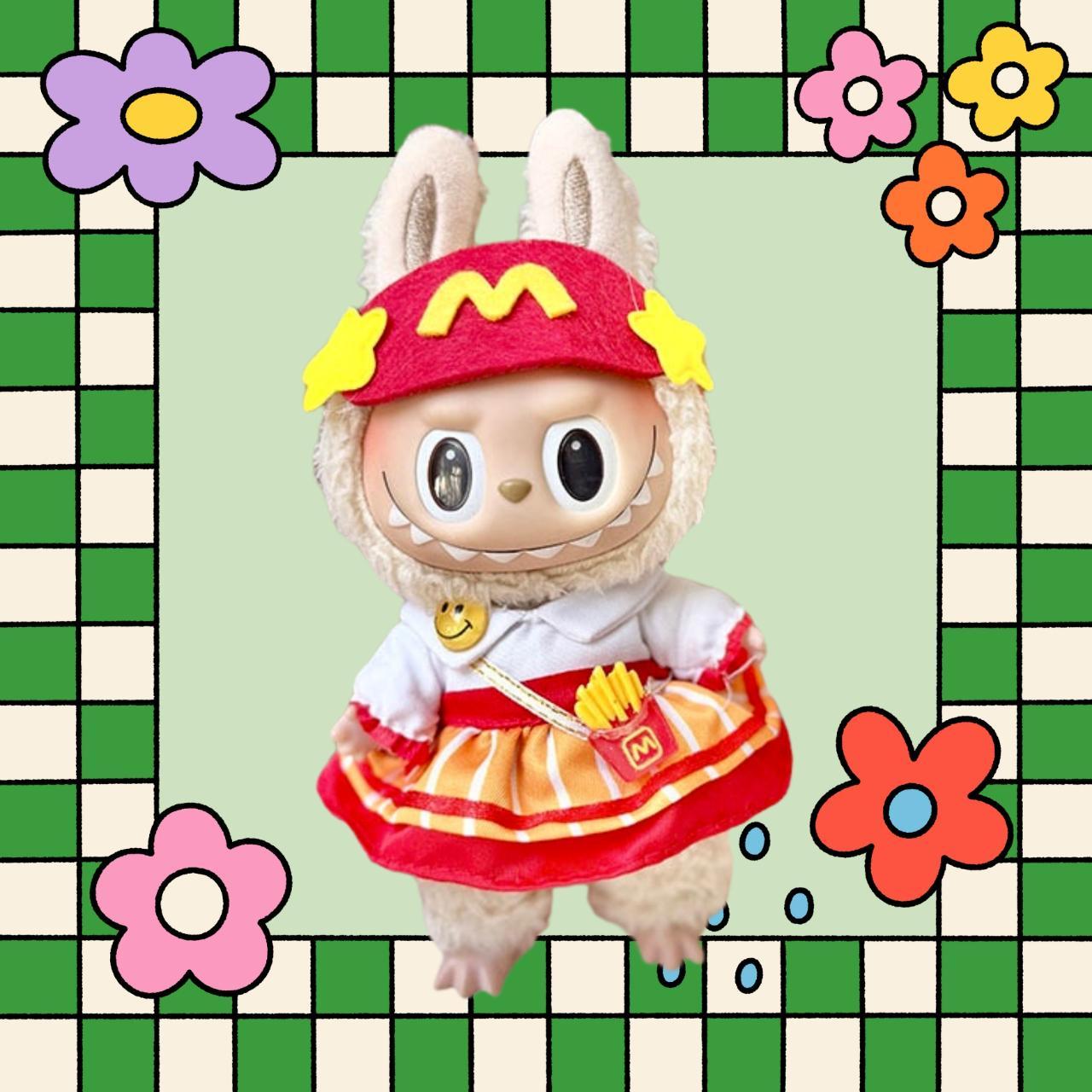 Labubu at Work Outfit Clothes for 17cm Labubu Doll... | Depop