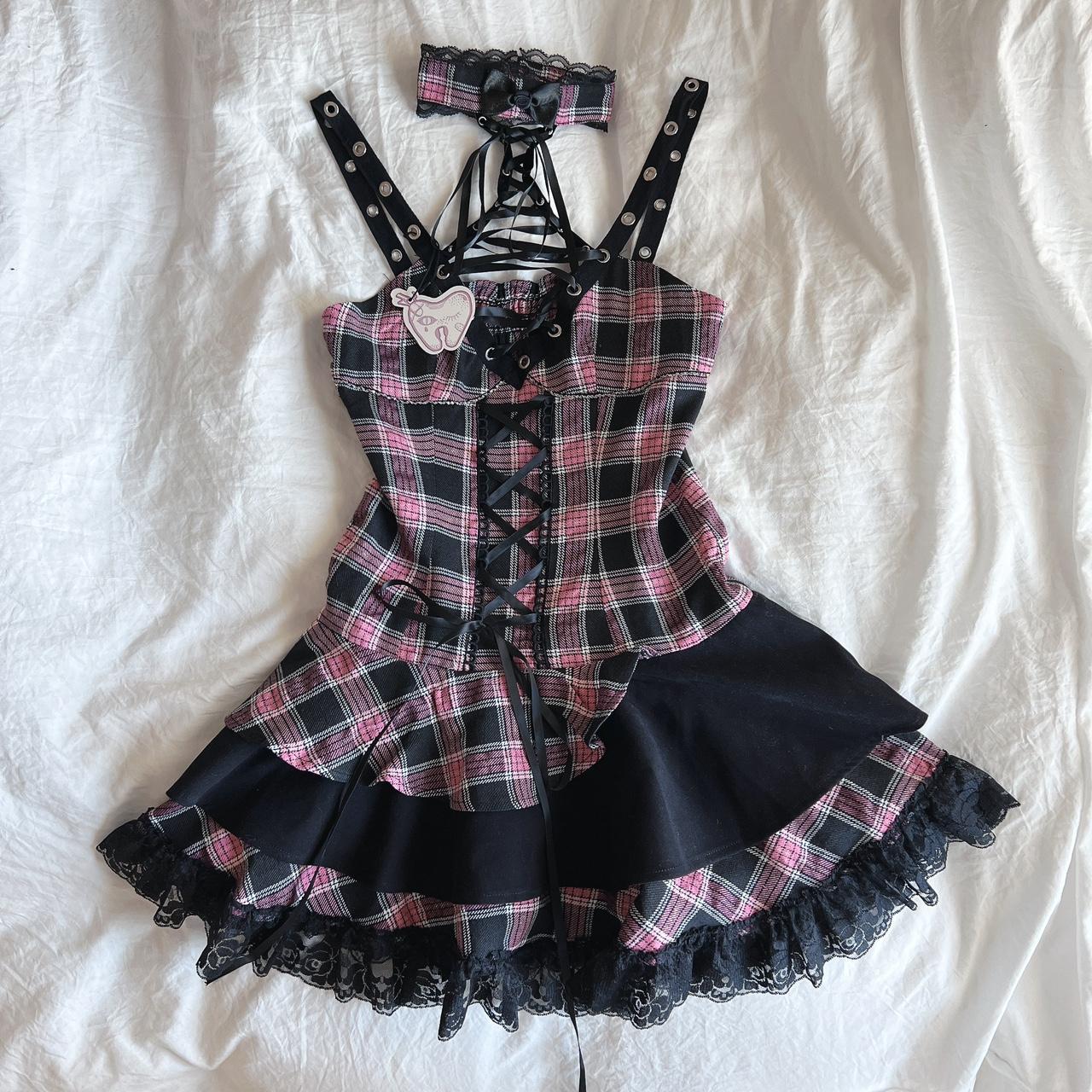 Authentic Evil Tooth Punk Rockability Dress 💕 Super... - Depop