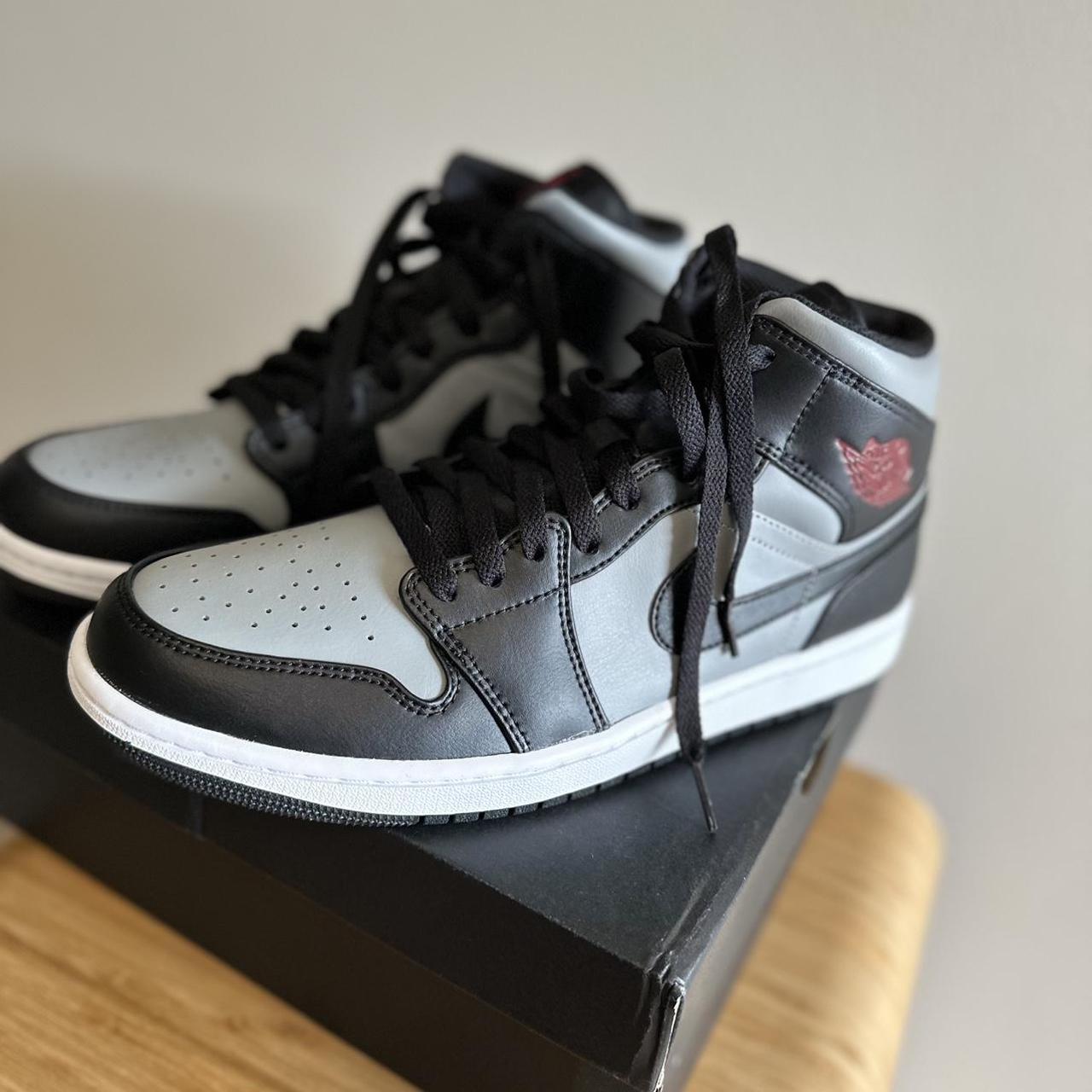 Jordan Air Jordan 1 Mid "Shadow Red" sneakers size... | Depop
