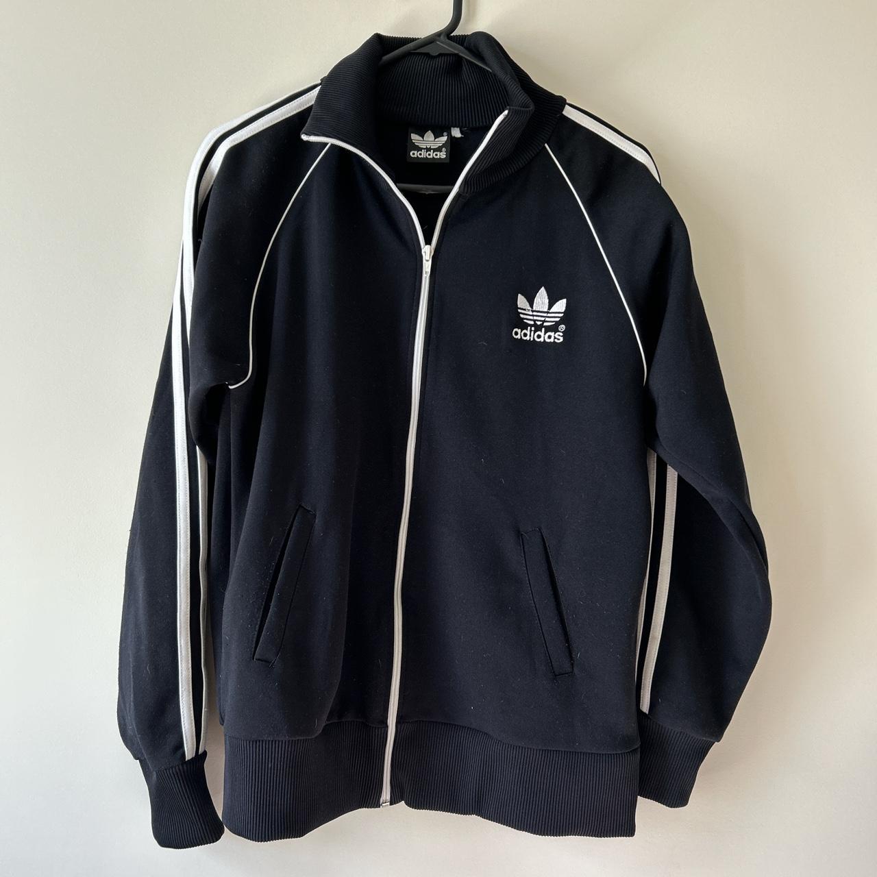 Vintage Adidas Originals jacket These black and... - Depop