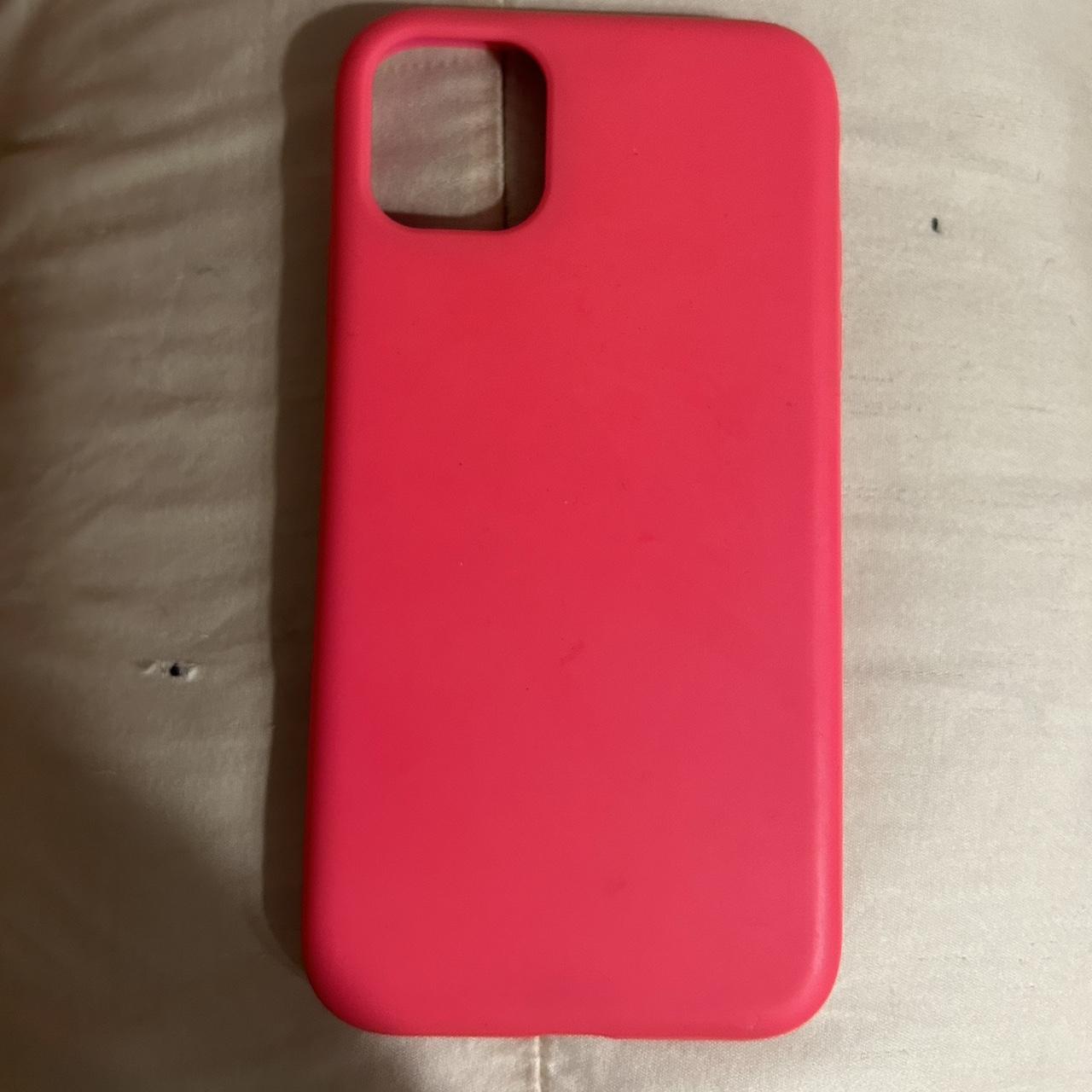 iPhone 11 Hot pink phone case!! This has been used... - Depop
