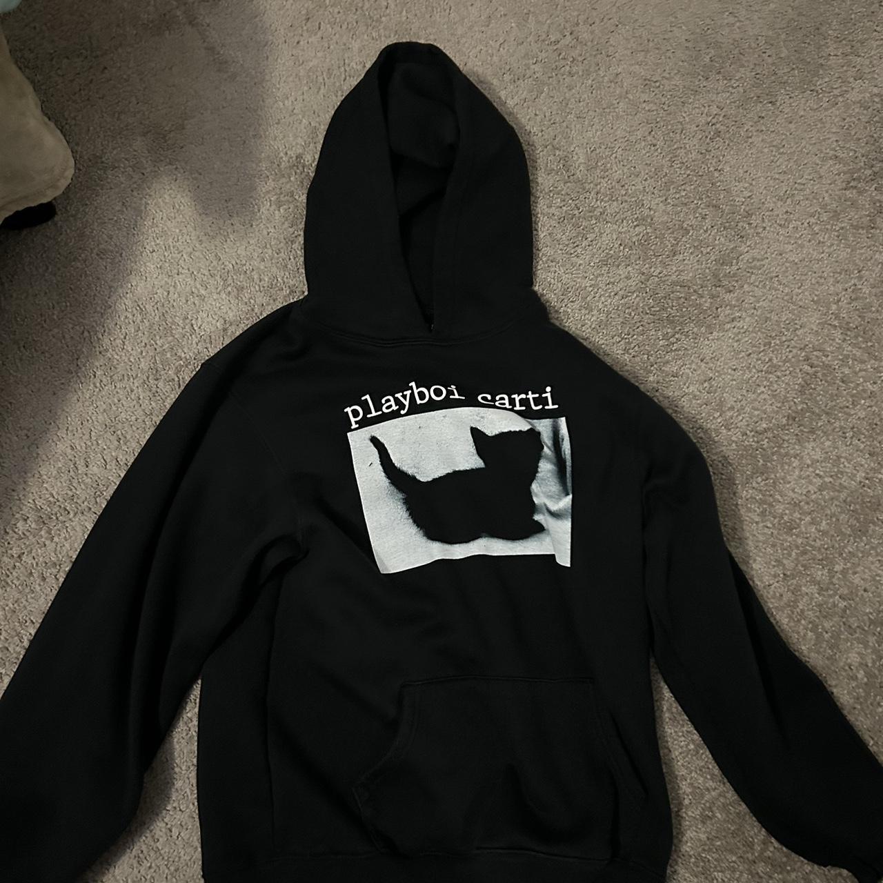 playboi carti hoodie size L worn very few times but... - Depop