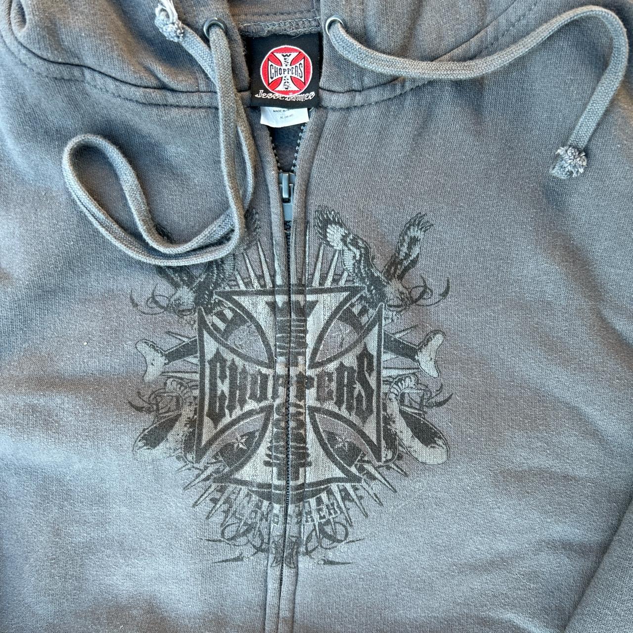 west coast choppers zip up men’s xL... - Depop