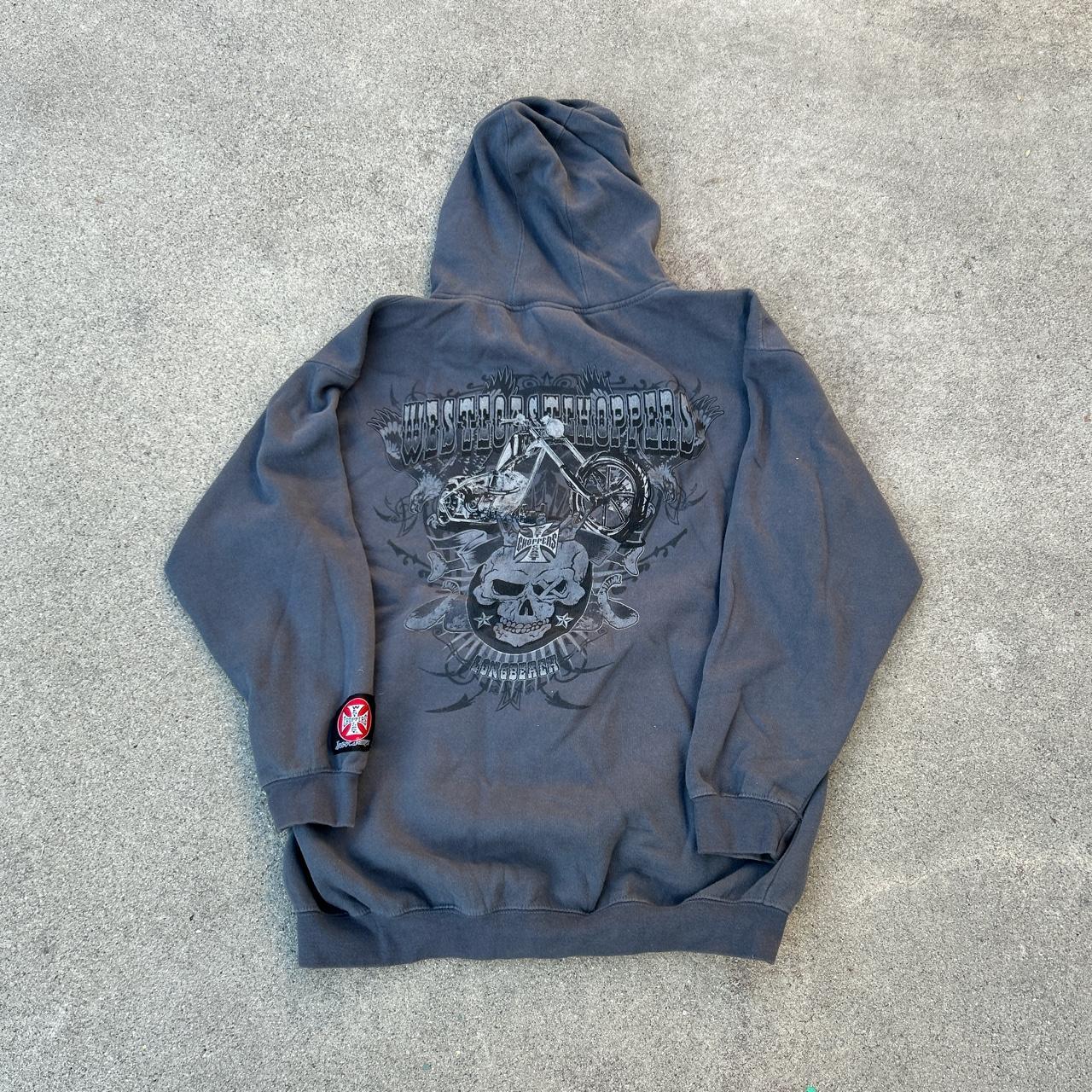 west coast choppers zip up men’s xL... - Depop