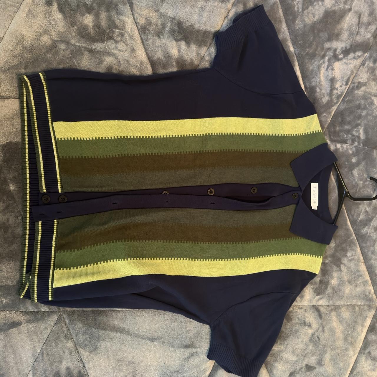 Multi color cardigan size Xl fits men medium - Depop