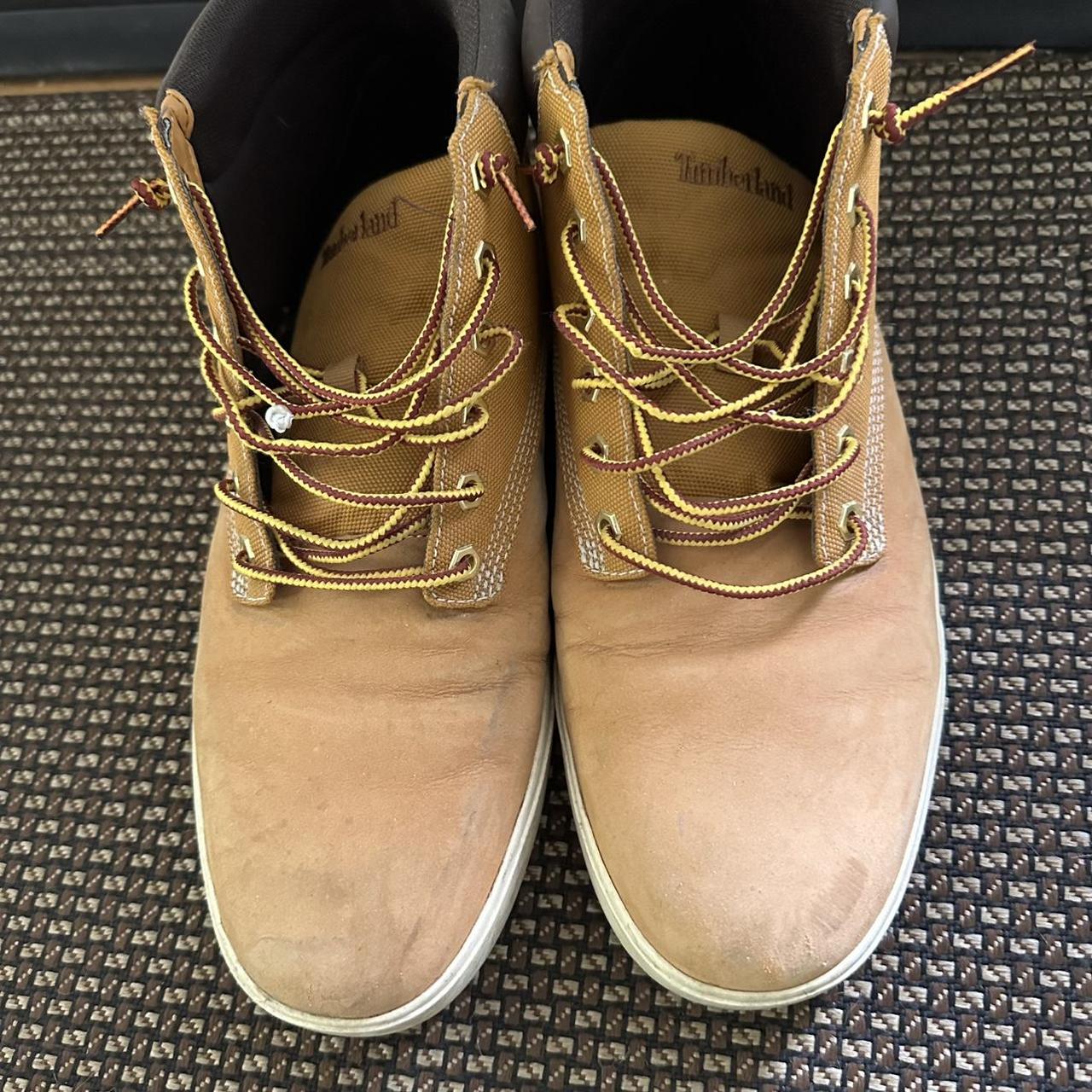 Timberland Boots - Tan/Brown - Size 11 M Adventure... - Depop