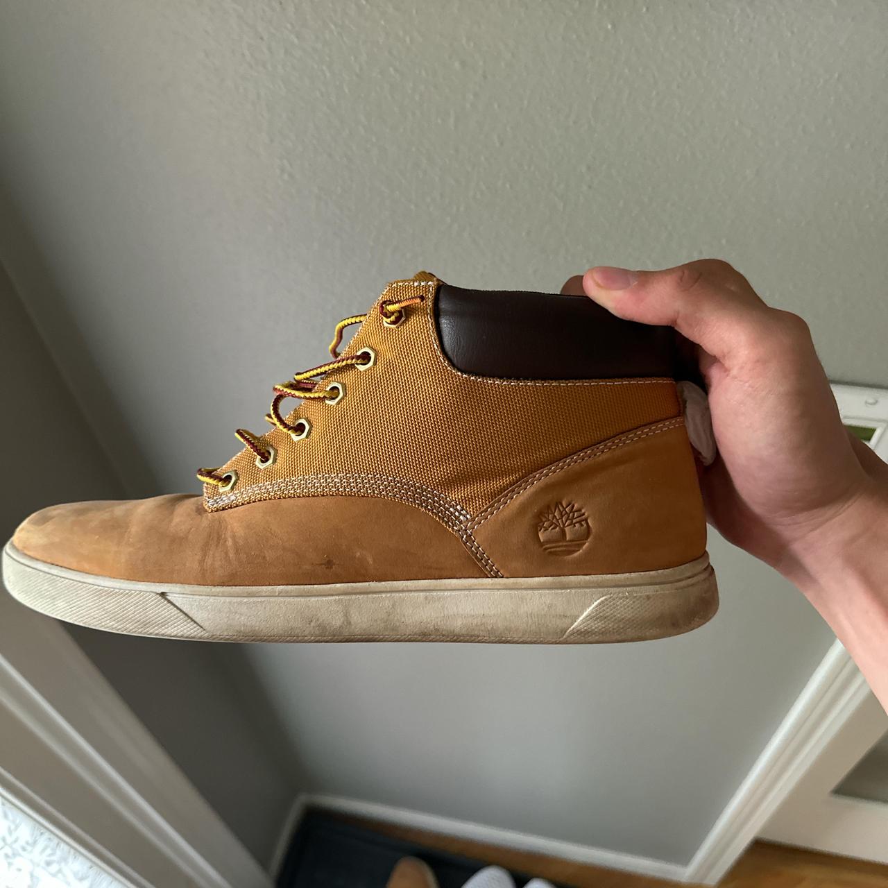 Timberland Boots - Tan/Brown - Size 11 M Adventure... - Depop