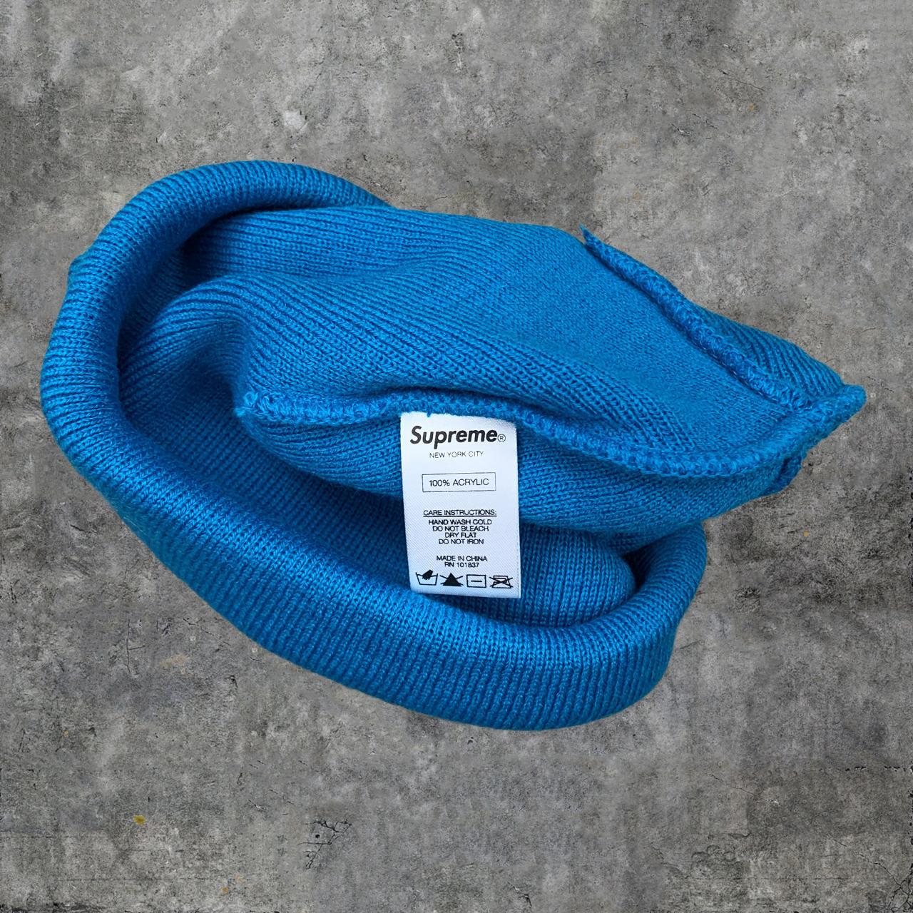 Supreme Men's Blue Hat | Depop