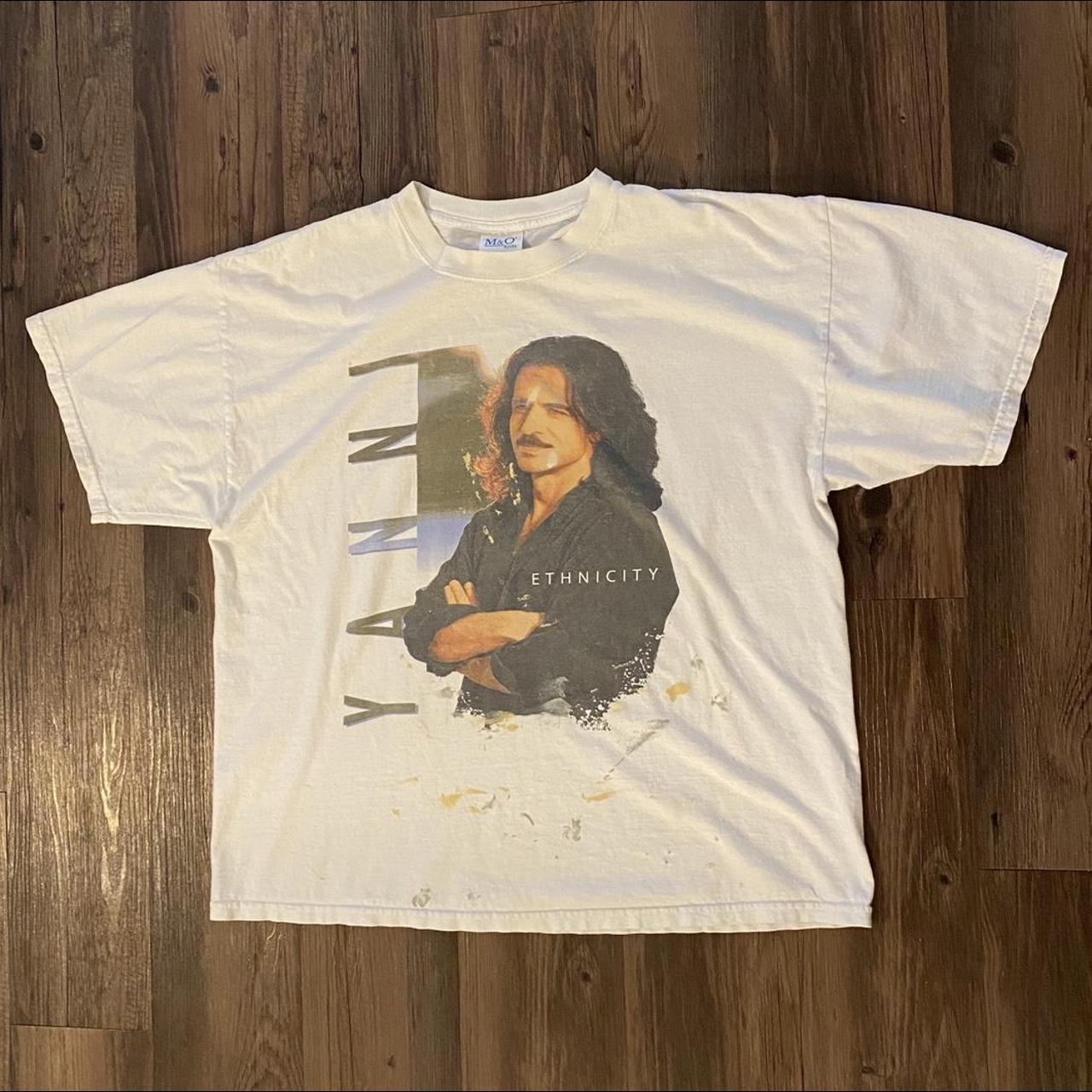 Vintage Yanni Ethnicity Band Tee 2003 Tour Y2K 🎸🥁... - Depop