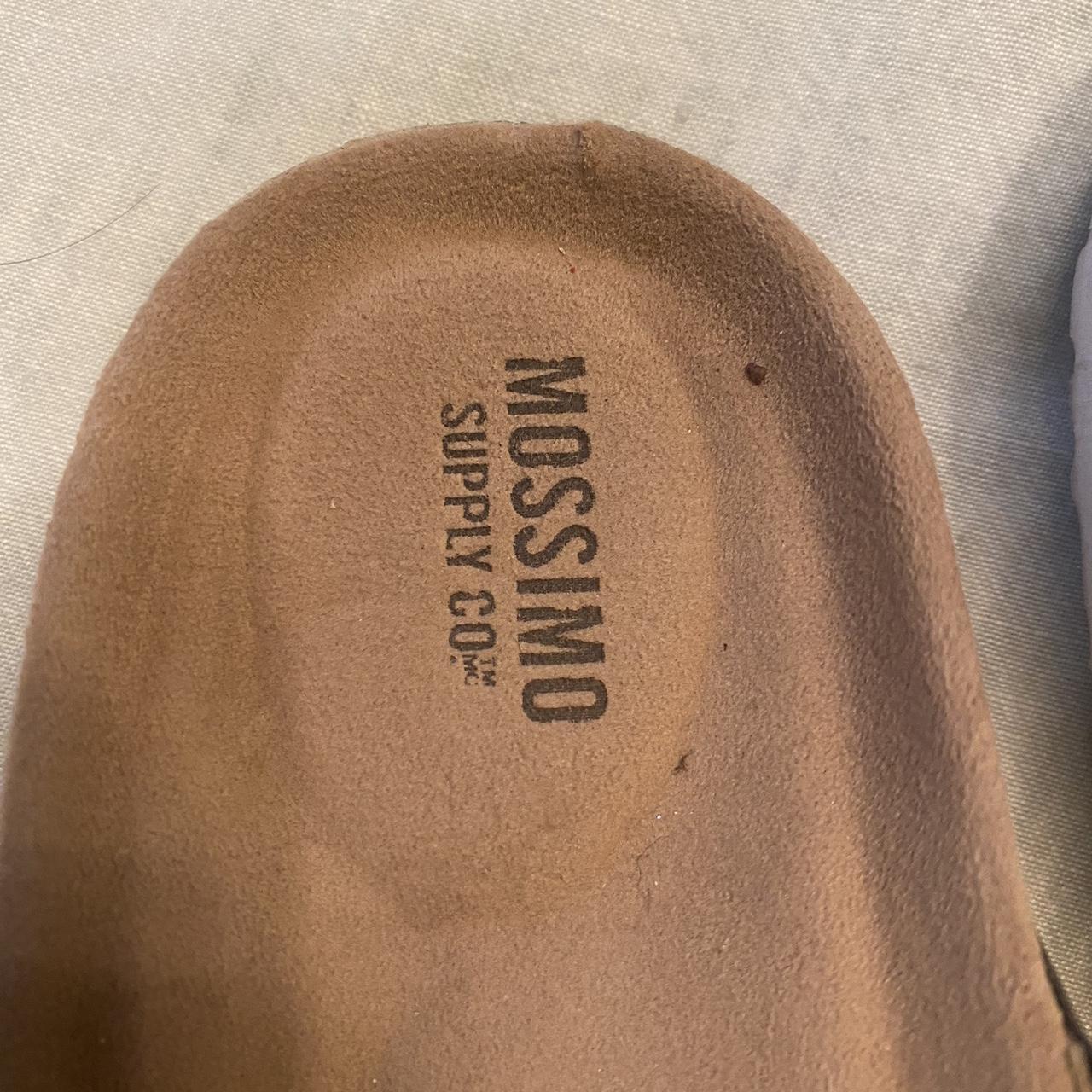 Mossimo Women's Gold and Brown Sandals | Depop