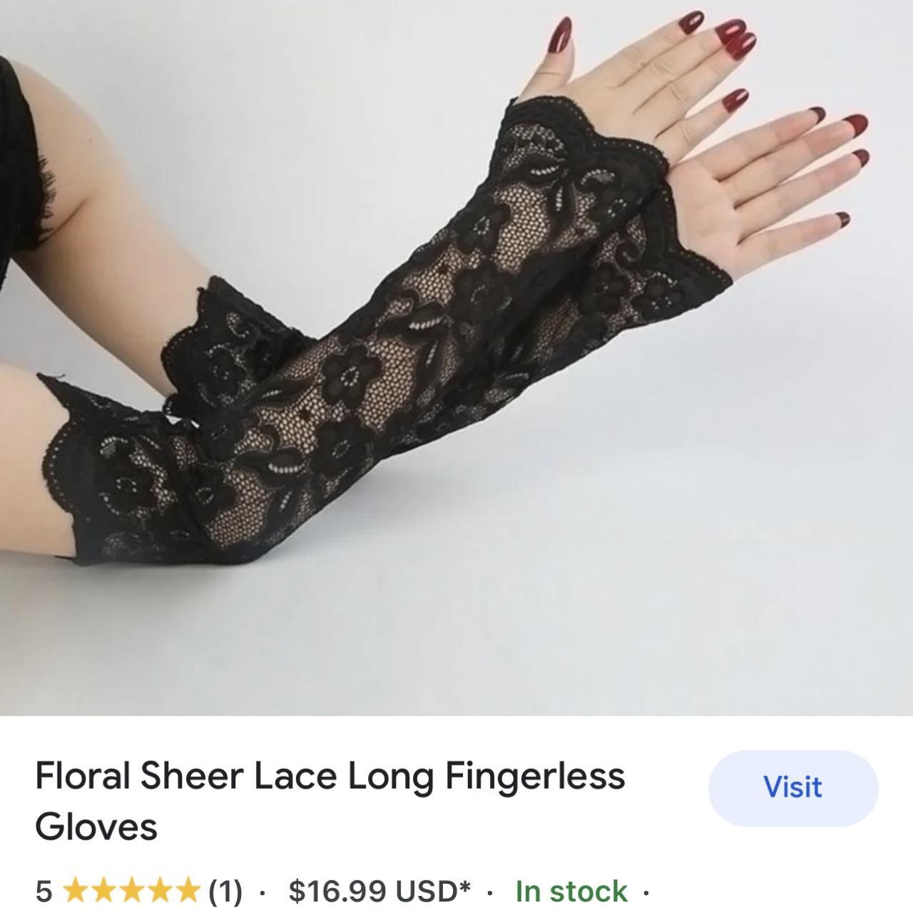 Women's Black Gloves | Depop