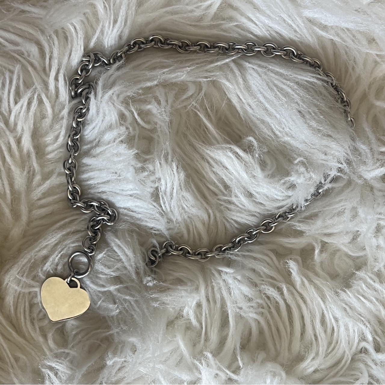 💙Tiffany type Silver Chain Necklace... - Depop