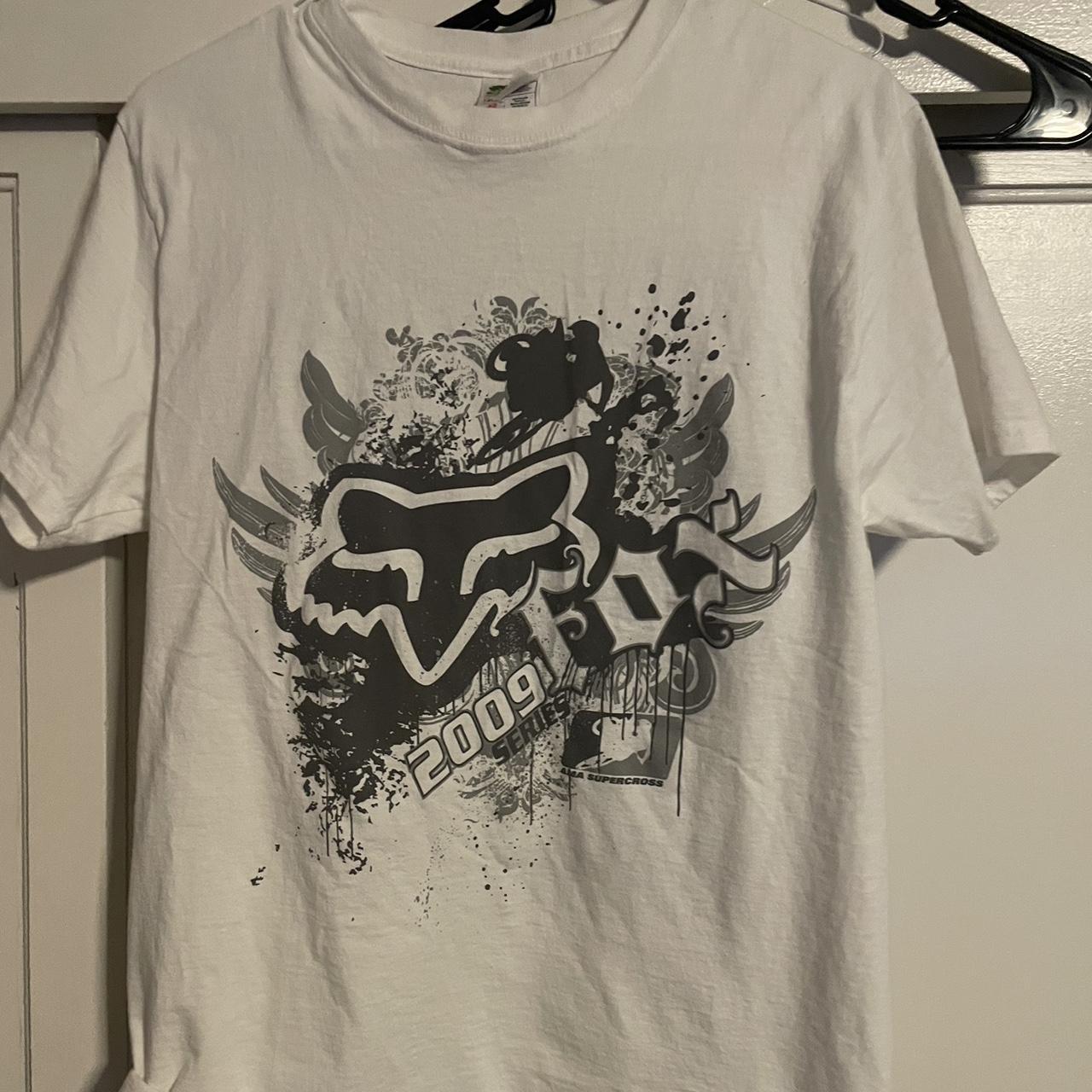 grail asf fox supercross tee so fucking hard insane... - Depop