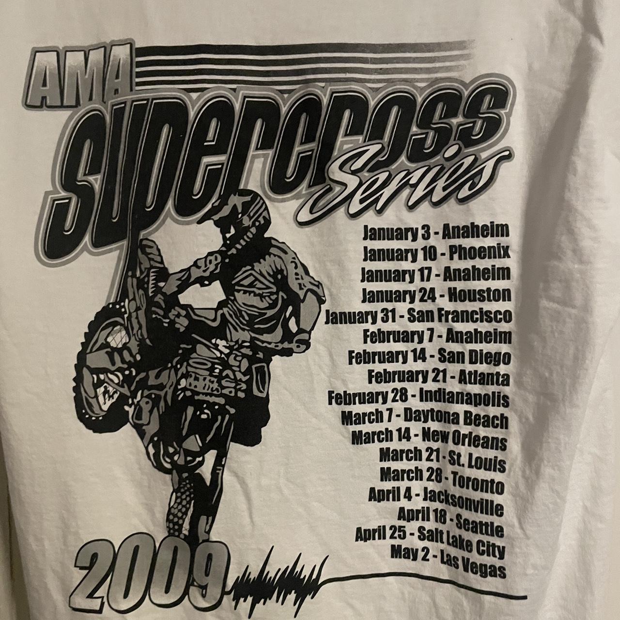 grail asf fox supercross tee so fucking hard insane... - Depop