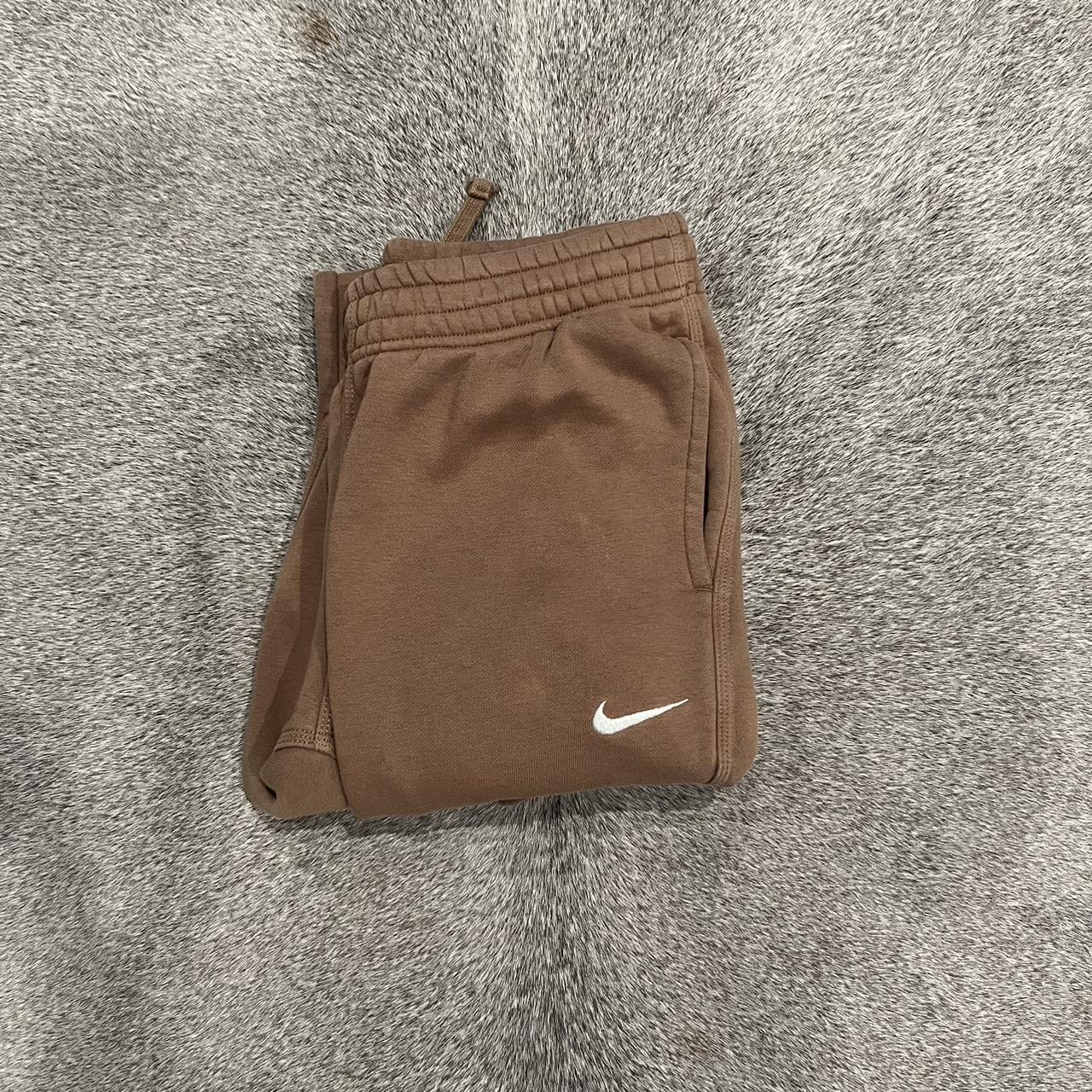 Brown Nike Sweatpants Stain on right knee as... - Depop