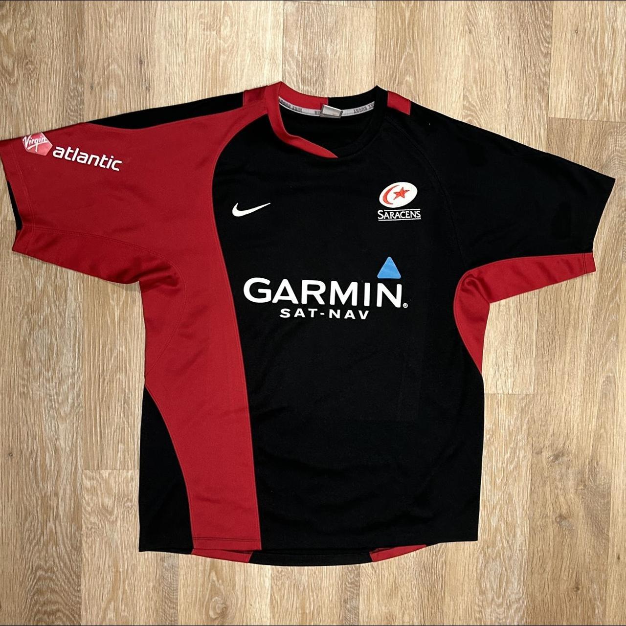 Retro Saracens 2011/2012 home kit Size large... - Depop