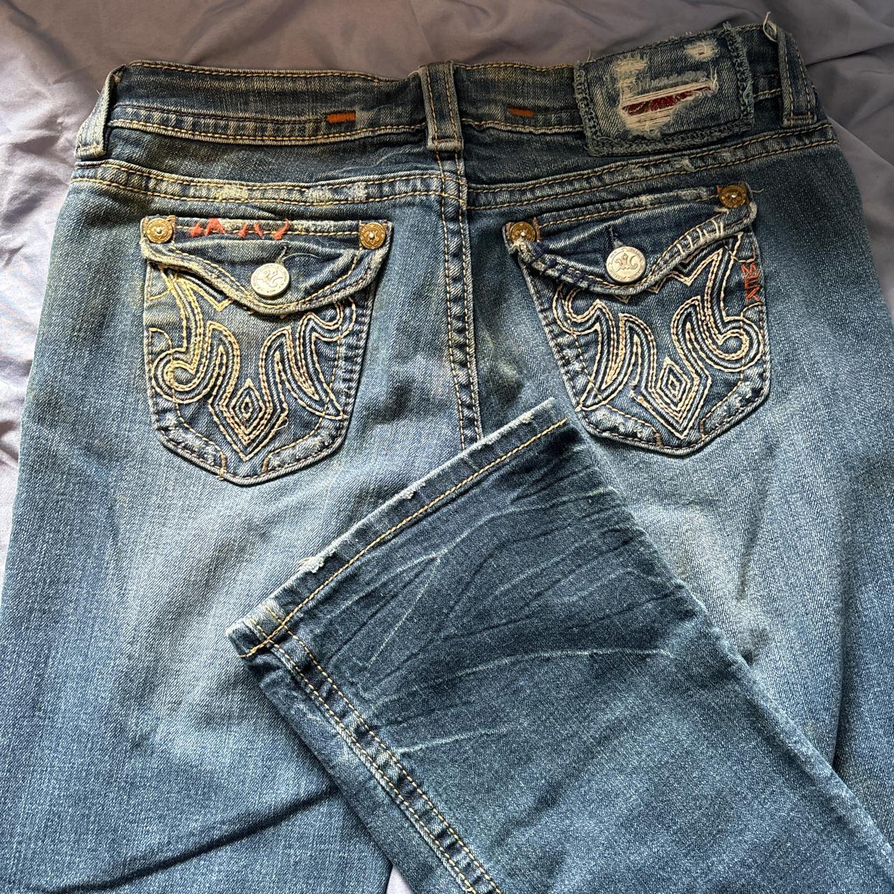 Mex Denim Boot-cut jeans Size 27|32 Worn in a few... - Depop