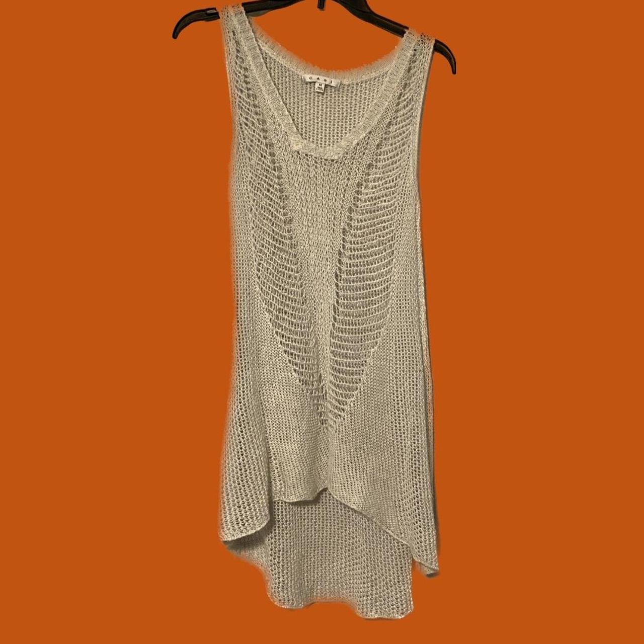 RIBCAGE KNIT CROCHET TOP •skeleton type design... - Depop