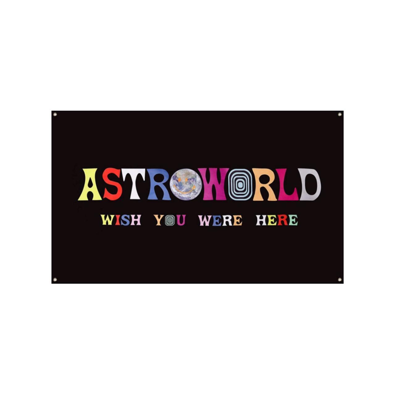 ASTROWORLD Travis Scott banner 3 X 5 ft Never used... - Depop