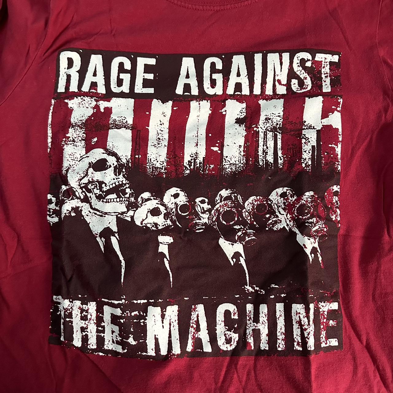 RAGE AGAINST THE MACHINE SHIRT size small - Depop