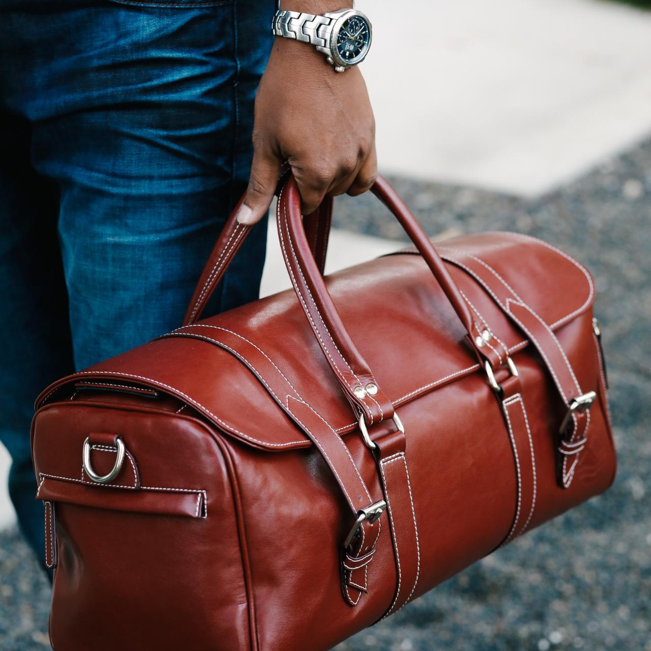 A weekender bag made of vegan Cactus Leather. The... - Depop