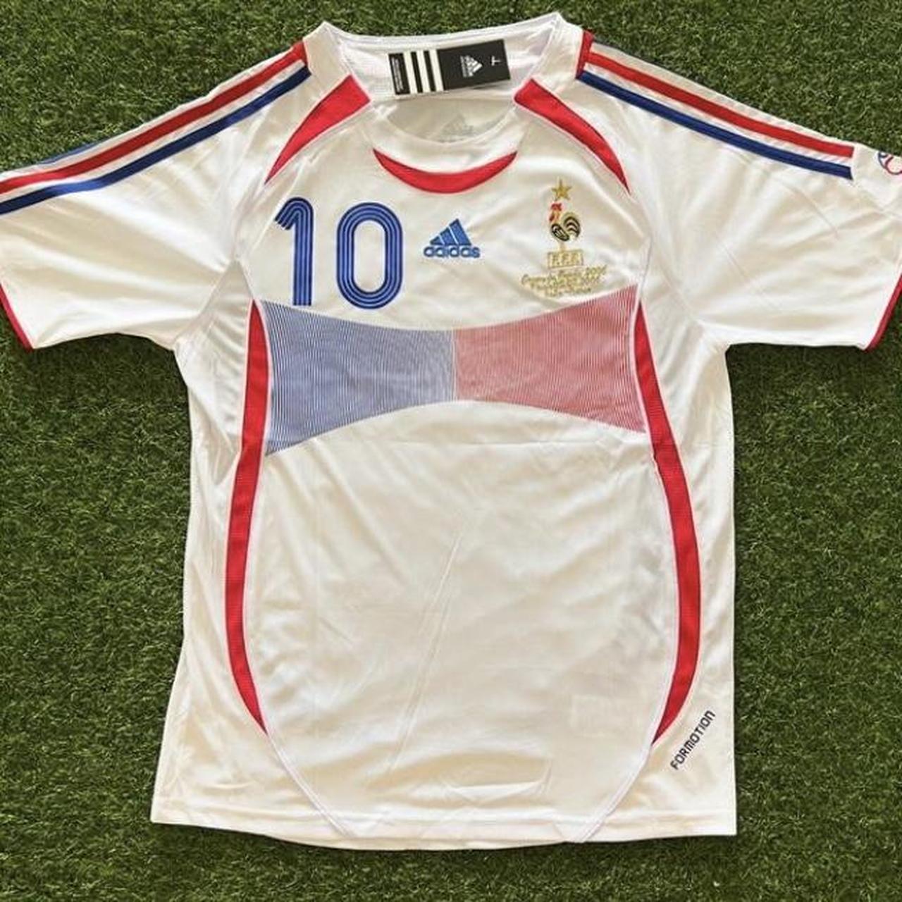Retro France Kit - Zidane 10 BNWT Retro Kit Away... - Depop