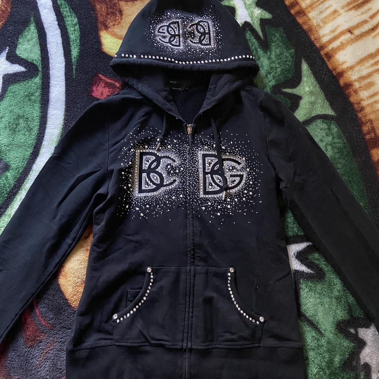 y2k bcbg jacket 9/10 condition, beautiful design (5... - Depop