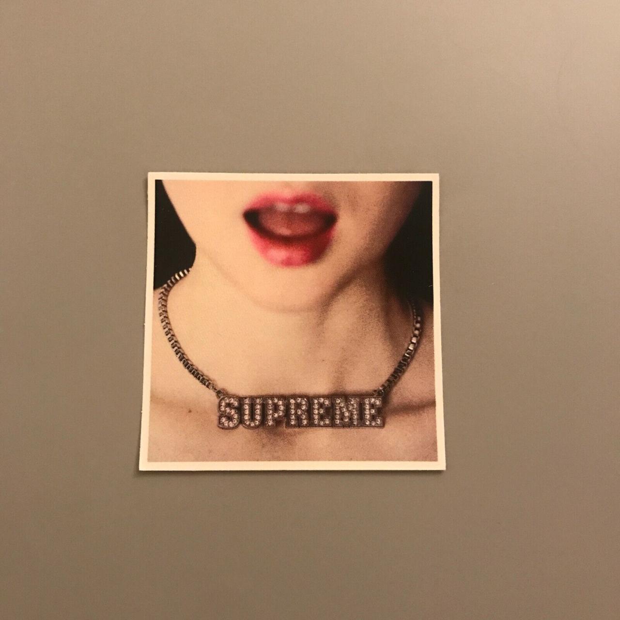 Supreme Necklace Stickers 100% genuine/authentic... - Depop