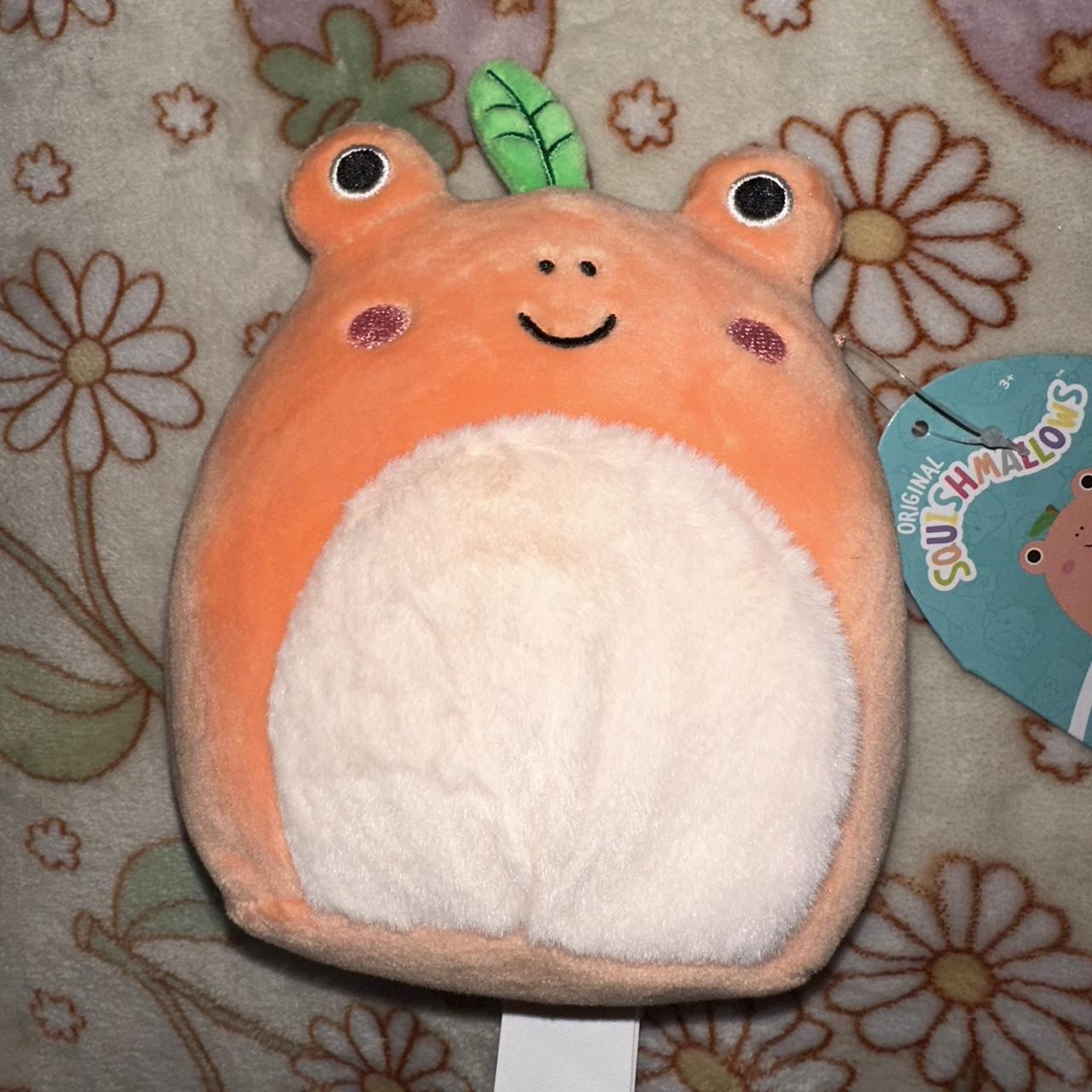 Fatima the peach frog hybrid squishmallow 5in with... | Depop