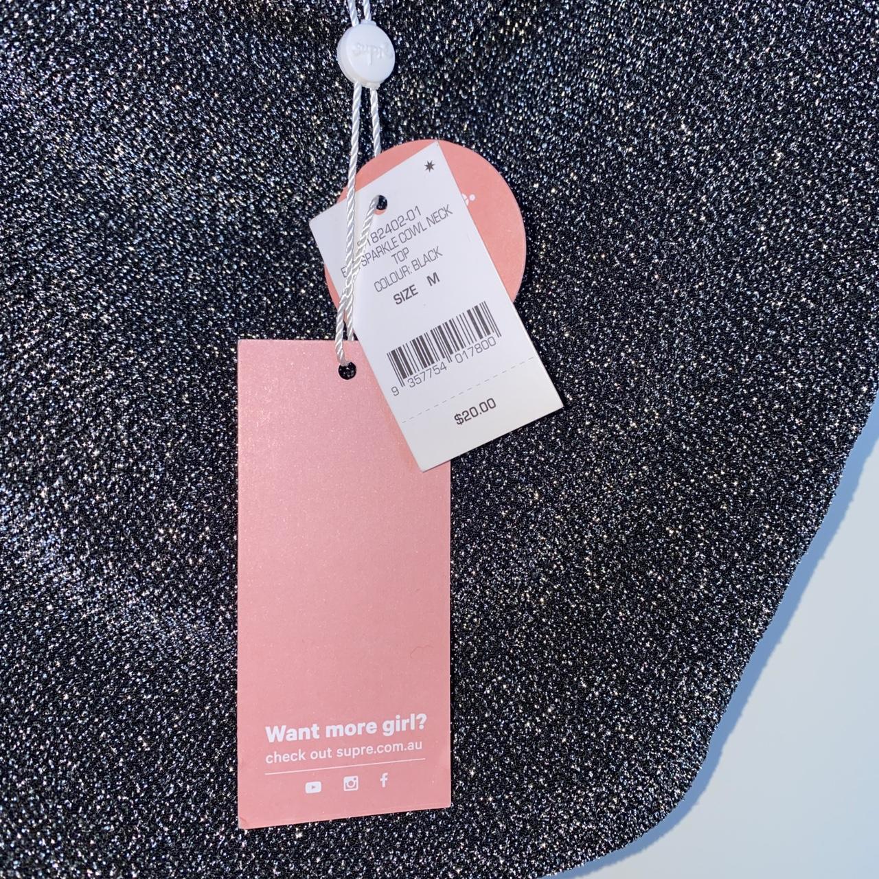 Supre Sparkle Cowl neck crop cami, brand new with tags. - Depop