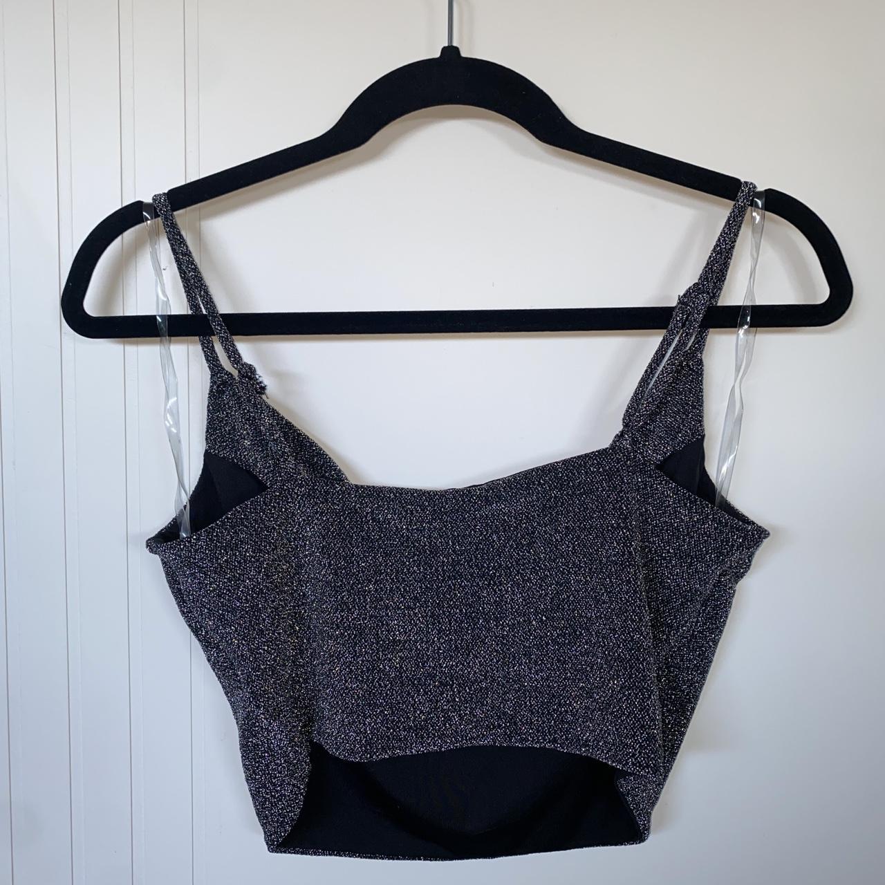 Supre Sparkle Cowl neck crop cami, brand new with tags. - Depop