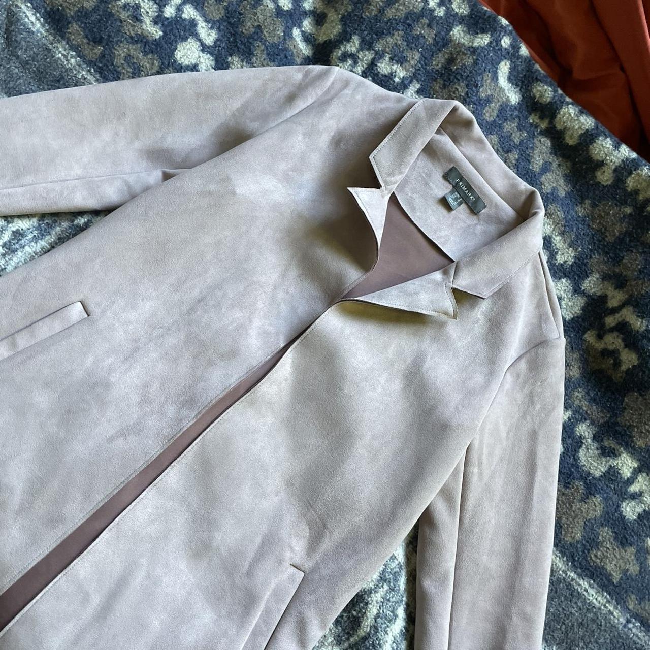 Primark dusty rose blazer Fake suede Soft and... - Depop