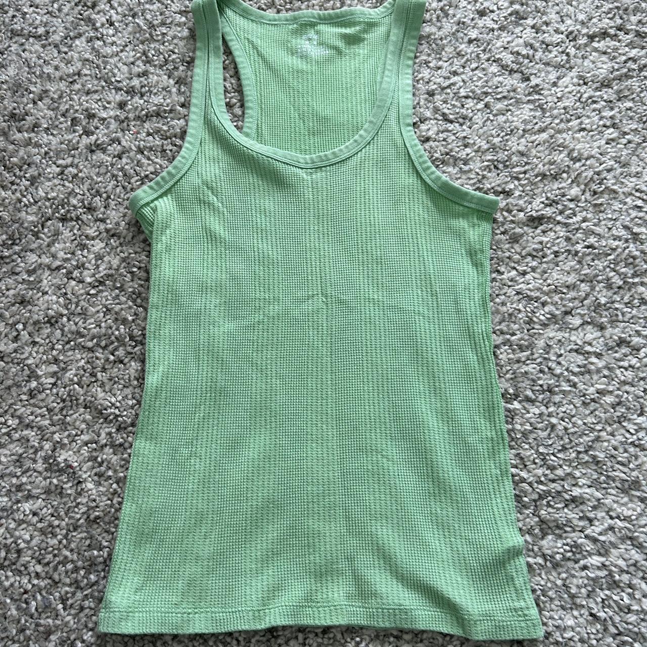 green size medium aerie tank top - Depop