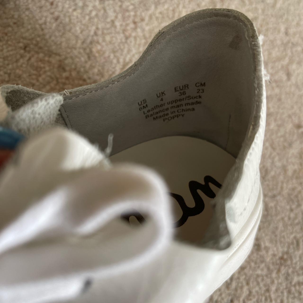 Brand new in box Sam Edelman white leather trainers,... - Depop