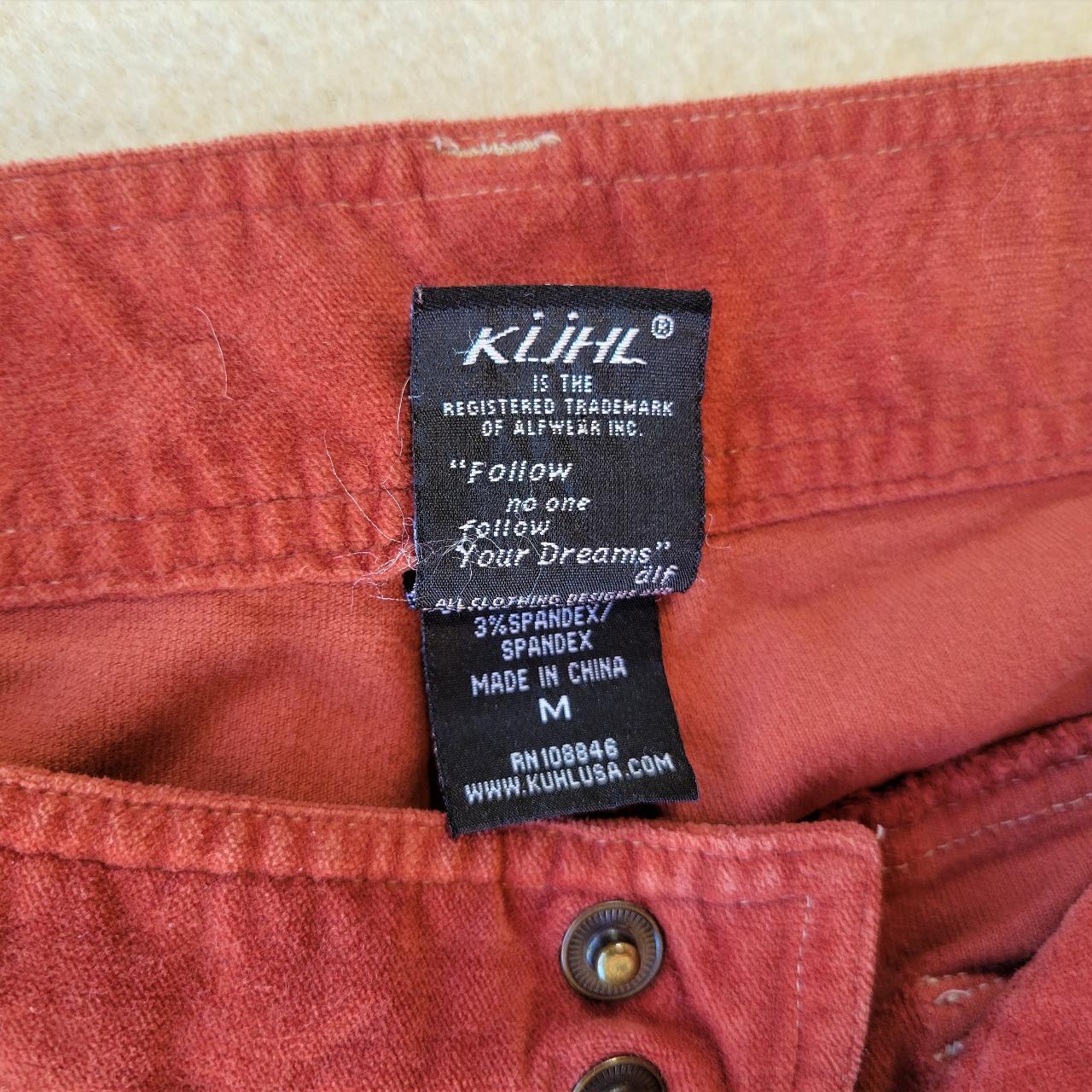 Kuhl Burnt Orange Retro Mod Burnt Orange Velour... - Depop