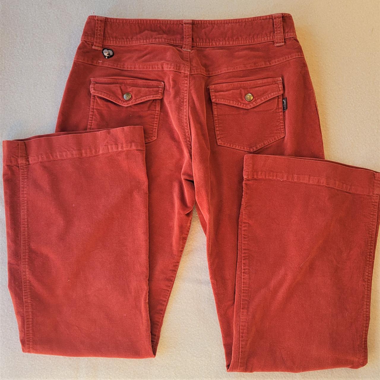 Kuhl Burnt Orange Retro Mod Burnt Orange Velour... - Depop