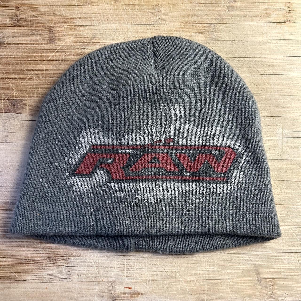 Vintage 2000s WWE raw beanie. No flaws no... - Depop