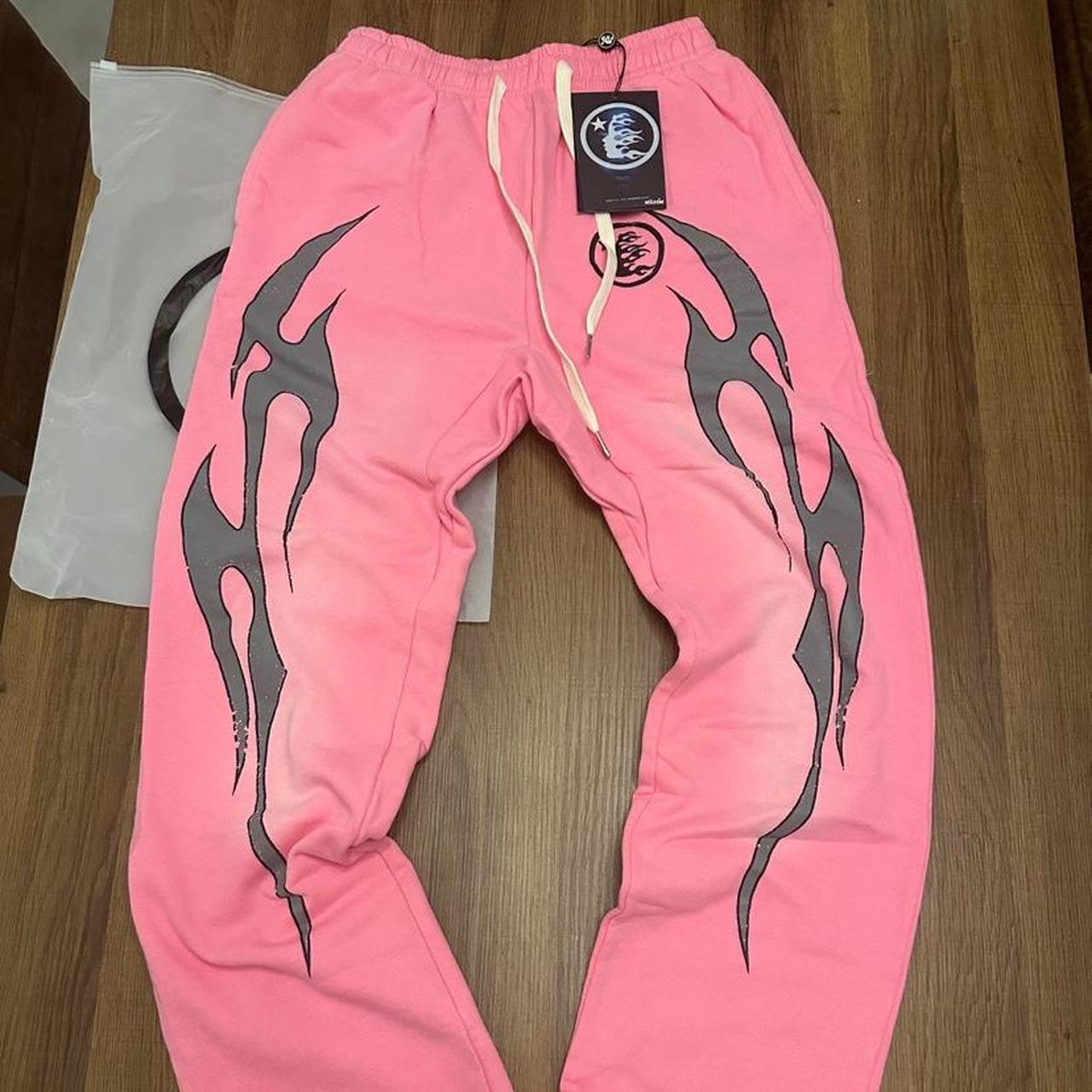 Pink Hellstar Sweatpants - Depop