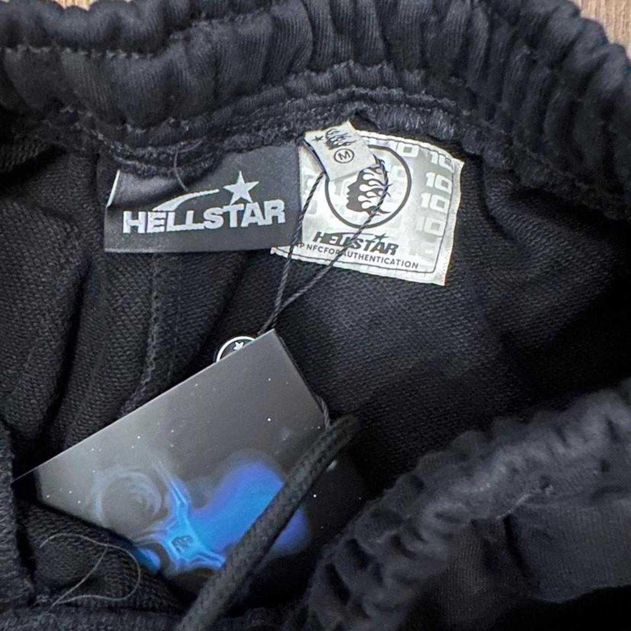 Black and Red Hellstar Sweatpants - Depop