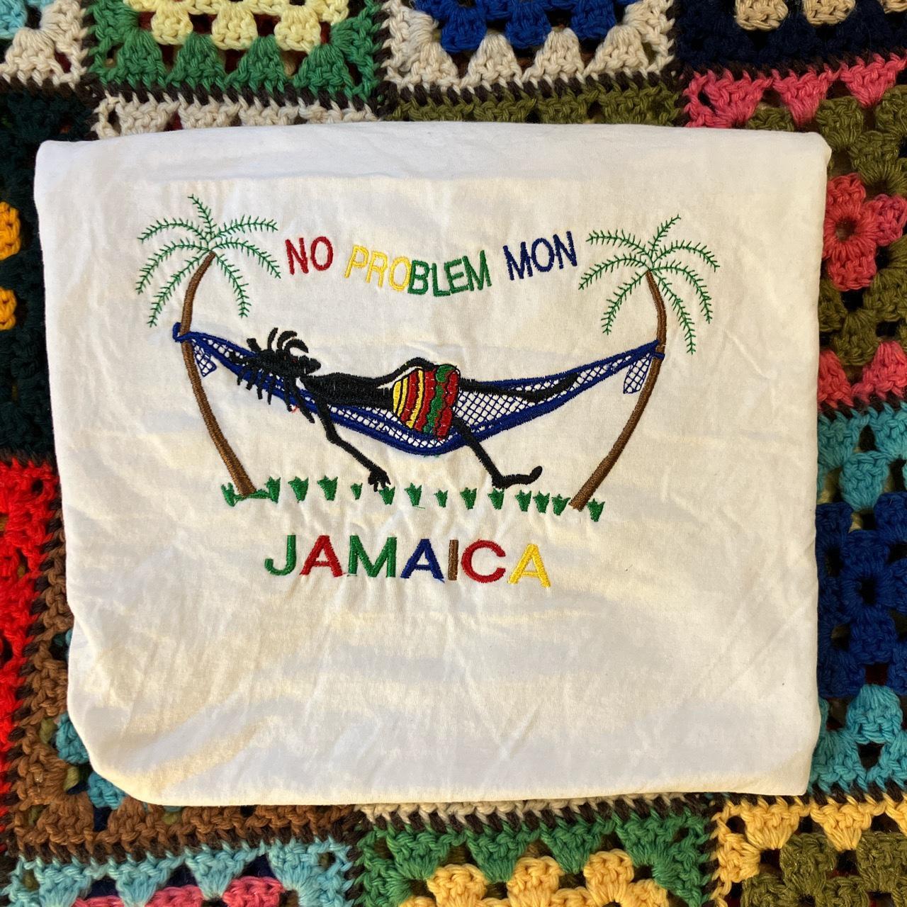 Vintage No Problem Mon Jamaica T-Shirt colorful... - Depop