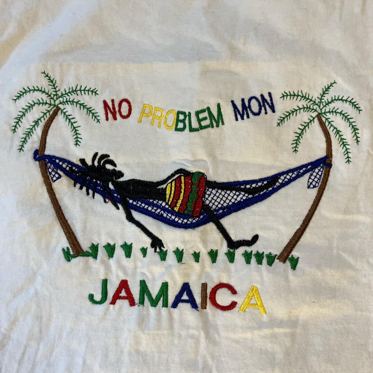 Vintage No Problem Mon Jamaica T-Shirt colorful... - Depop