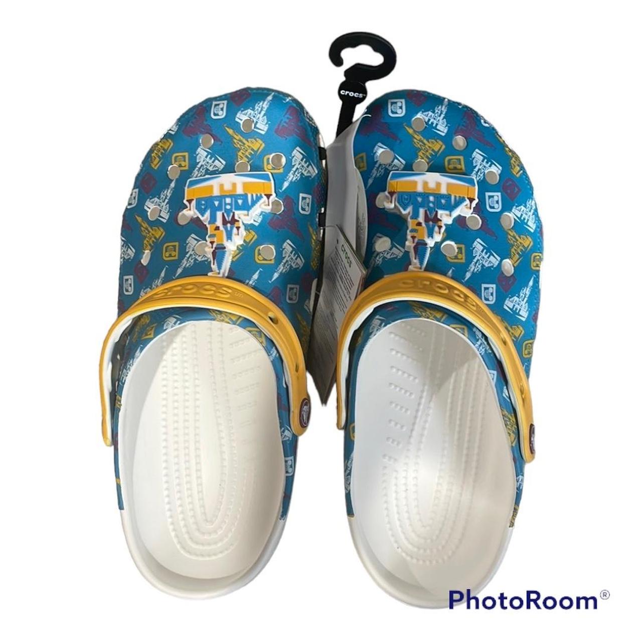 Disney Crocs with Cinderella Castle and Walt Disney... - Depop